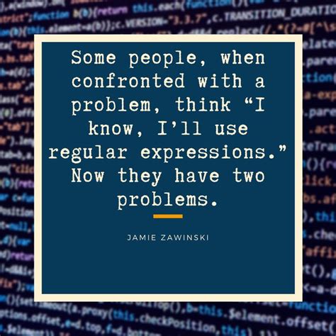 Some People And The Trouble With Regular Expressions