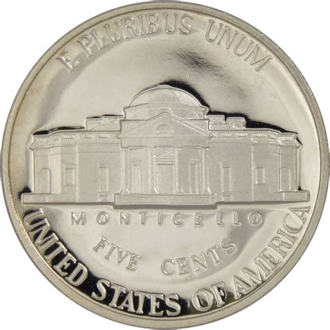1995 S Jefferson Nickel 5 Cent Piece Choice Proof 5c Us Coin Collectible