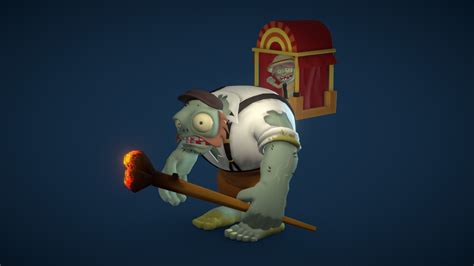 Gargantuar Plants Vs Zombies 2 Download Free 3d Model By Efrenfreeze