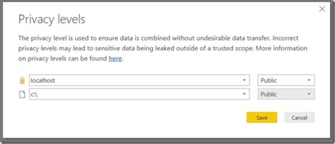 Chris Webbs Bi Blog Data Privacy Settings In Power Bipower Query