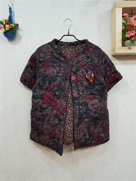 누빔 반팔 조끼 세컨웨어 헬로마켓