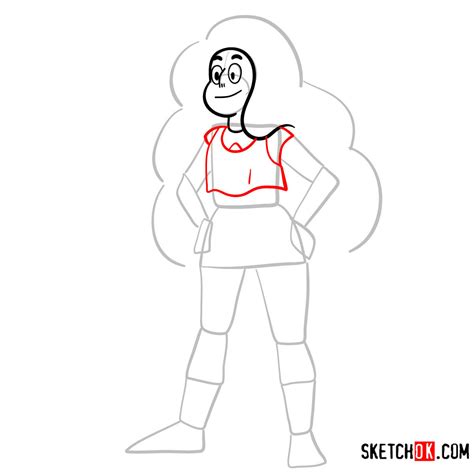 How To Draw Stevonnie Steven Universe Sketchok Easy Drawing Guides