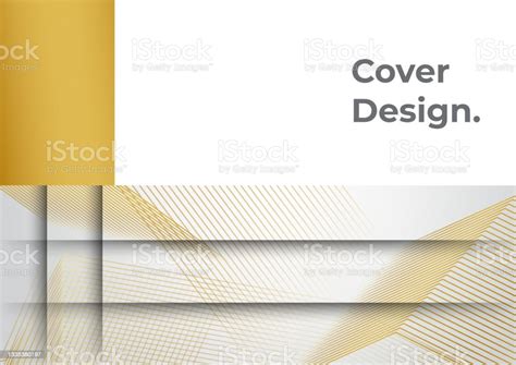 추상적인 배경 디자인 화이트와 골드 컬러 현대 미래 기술 배경 벡터 일러스트 소셜 미디어 배너 배경 템플릿 게임 디자인 포스터 0명에 대한 스톡 벡터 아트 및 기타 이미지