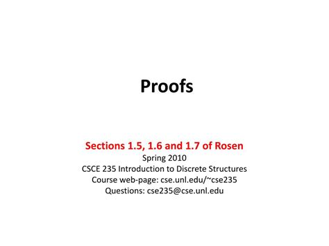 Ppt Proofs Powerpoint Presentation Free Download Id3387509