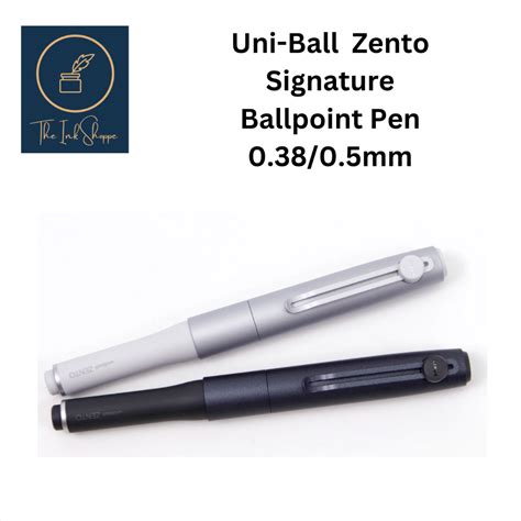 Uni Ball Zento Signature Ballpoint Pen Shopee Philippines