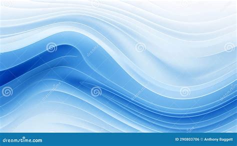 Blue Wave Pattern Background Stock Illustration Illustration Of Vector Design 290803706