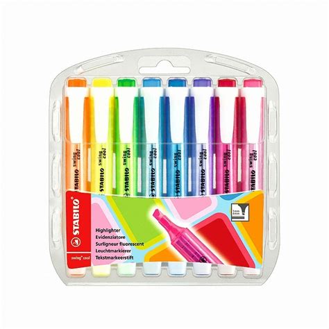 스타빌로 스윙쿨 형광펜 세트 8색 에누리 가격비교
