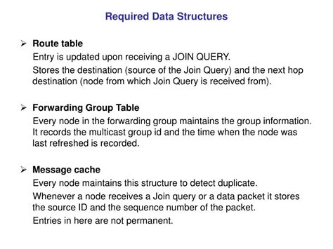 Ppt Odmrp On Demand Multicast Routing Protocol In Multihop Wireless Mobile Networks