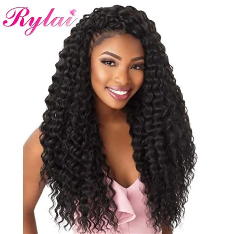 Wave Curly Synthtic Deep Wave Hair Extensions For Grandado