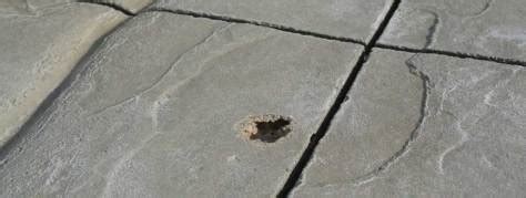 Stamped Concrete Patio Repair With Matchcrete Clear Roadware