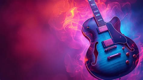 Ai Generated Beautiful Background For Giutar Concert Extensions