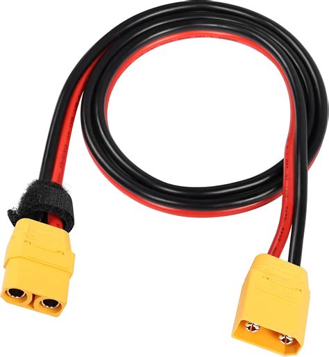 Riieyoca Xt90 Male To Xt90 Female Plug Connector 1m 10awg Extension Wire For Rc Lipo Battery
