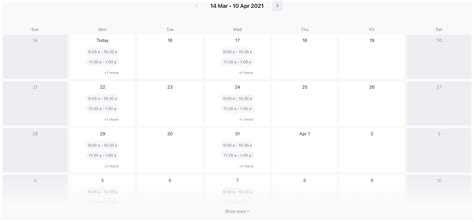 Scheduler Calendar