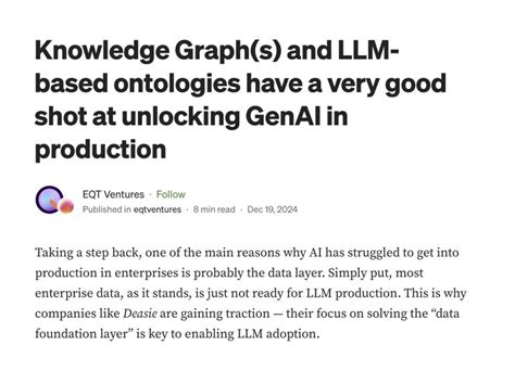 Deasy Labs On Linkedin Unstructureddata Metadata Llmadoption