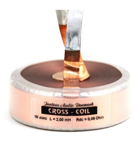 Jantzen Audio Cross Coil Flat Copper Coil 16awg 011mh