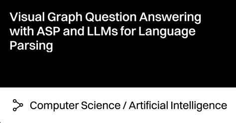 Visual Graph Question Answering With Asp And Llms For Language Parsing