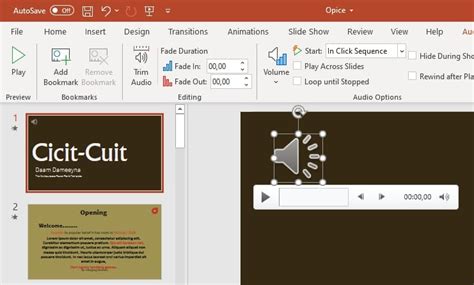 How To Add Background Music To PowerPoint Presentation Vegaslide