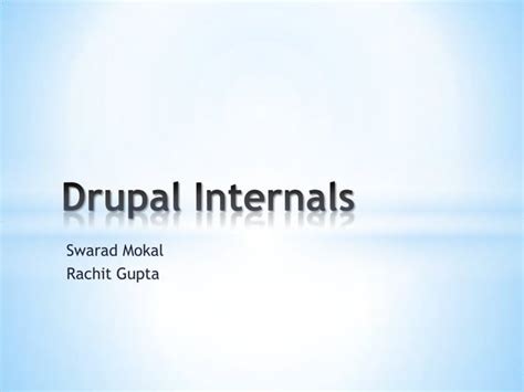 drupal terminology ppt