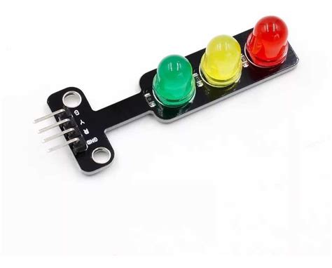 Módulo Semáforo Simulação De Tráfego Com Arduino Com Led 8mm Mercado
