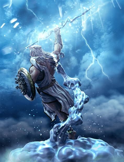 Drawing Of Zeus Greek God