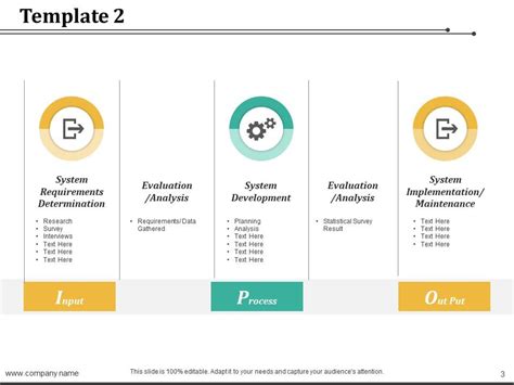 Input Process Output Pattern Powerpoint Presentation Slides