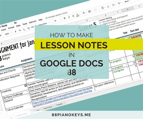 How To Make Effective And Efficient Lesson Notes In Google Docs Leila Viss 88PK