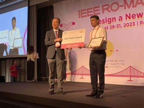 jayant unde on linkedin bestpaperaward robotics ieee ro man2023