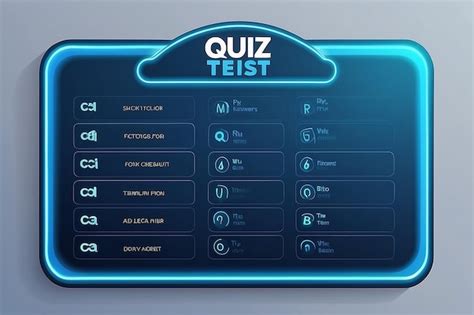 Premium Photo Quiz Test Menu Template Tv Show Game Questions And