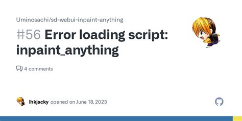 Error Loading Script Inpaint Anything Issue Uminosachi Sd Webui Inpaint Anything GitHub