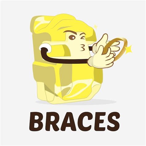 Premium Vector Braces Teeth Of Dental Vector Art Icons And Graphics Logo Design