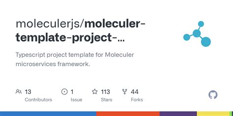 github moleculerjs moleculer template project typescript typescript