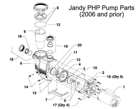 Jandy Php Pump Parts 2006 And Prior