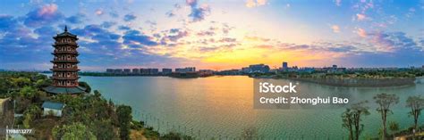 Aerial Photo Of Huayang Lake Wetland Park Dongguan Guangdong Province