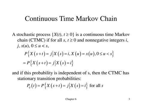 Ppt Continuous Time Markov Chains Powerpoint Presentation Free Download Id 240731