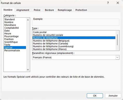 Formater Les Cellules En Numéro De Téléphone Forum Excel
