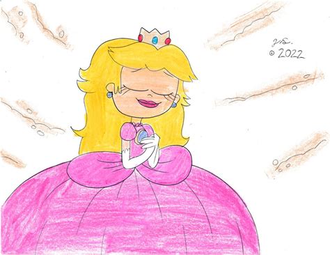 Princess Peach Falling Down The Rabbit Hole By Toonguy971st On Deviantart