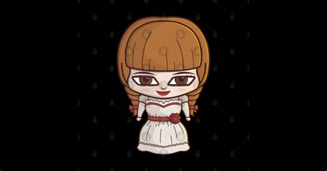 Annabelle The Haunted Doll Chibi Annabelle Sticker Teepublic