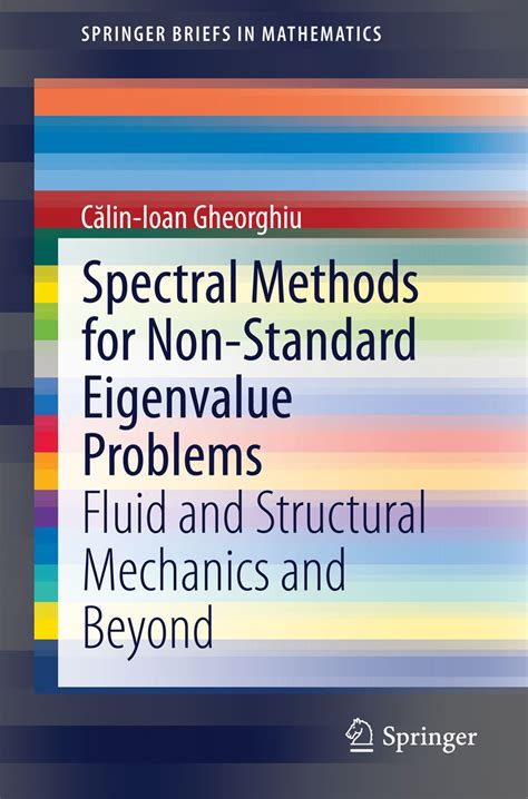 Spectral Methods For Non Standard Eigenvalue Problems Ebook By Călin