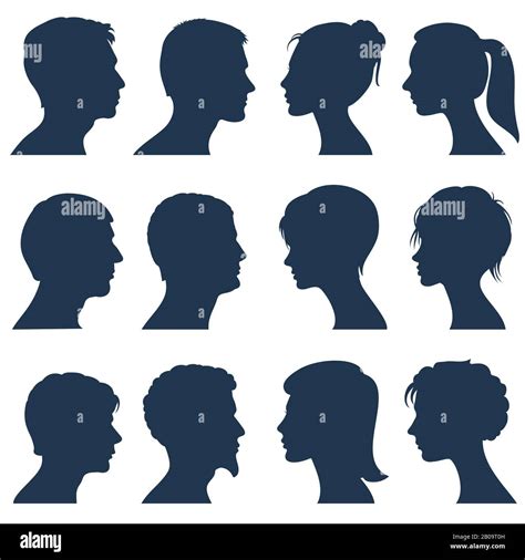 Head Side Profile Outline