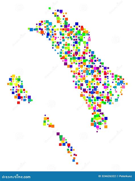 Map Of The Province Sumatera Barat Id Stock Vector Illustration Of