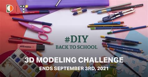 3d modeling challenge back to school min product design online