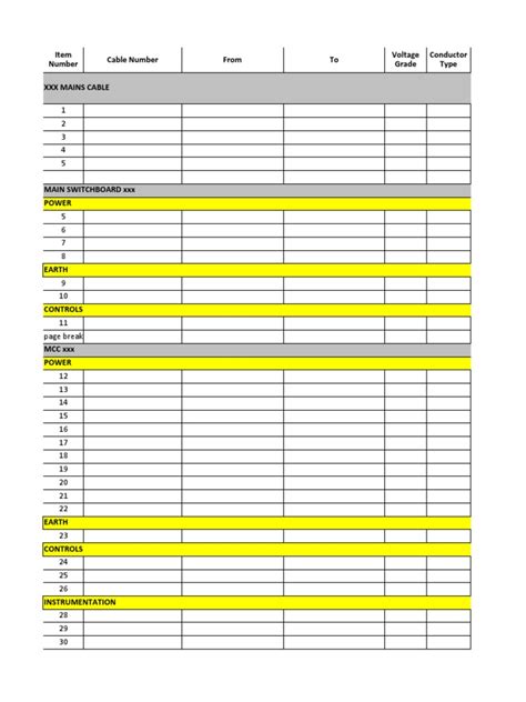 Cable Scheduling Pdf Electromagnetism Electrical Components