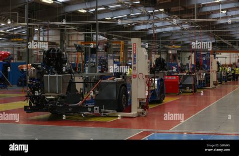 A General View Of The Production Line At The Wrightbus Chassis Plant In