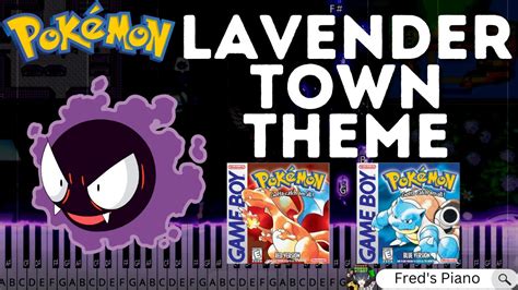 Lavender Town Theme Pokémon Redblue Piano Tutorial Pokemon