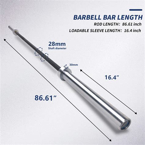 Weightlifting Bar Dimensions At Carlos Harper Blog