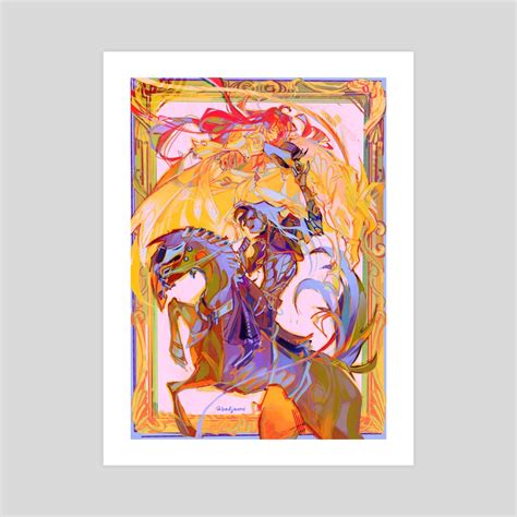 Guns And Roses An Art Print By Badjaune Inprnt
