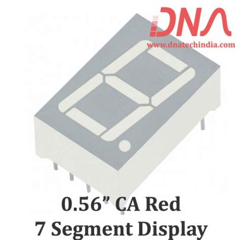 Buy 056 Red Ca 7 Segment Display In India At Low Price From Dna