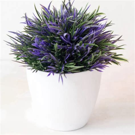 Бонсай дерево горшок искусственные растения для декора зеленый домашний офис стол трава поддельные