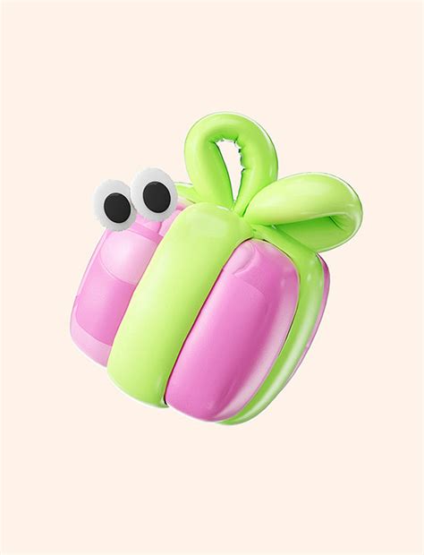 3d立体潮流膨胀风气球图标礼物