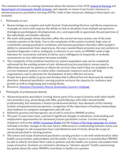 10 Nurse Practitioner Statement Examples To Download